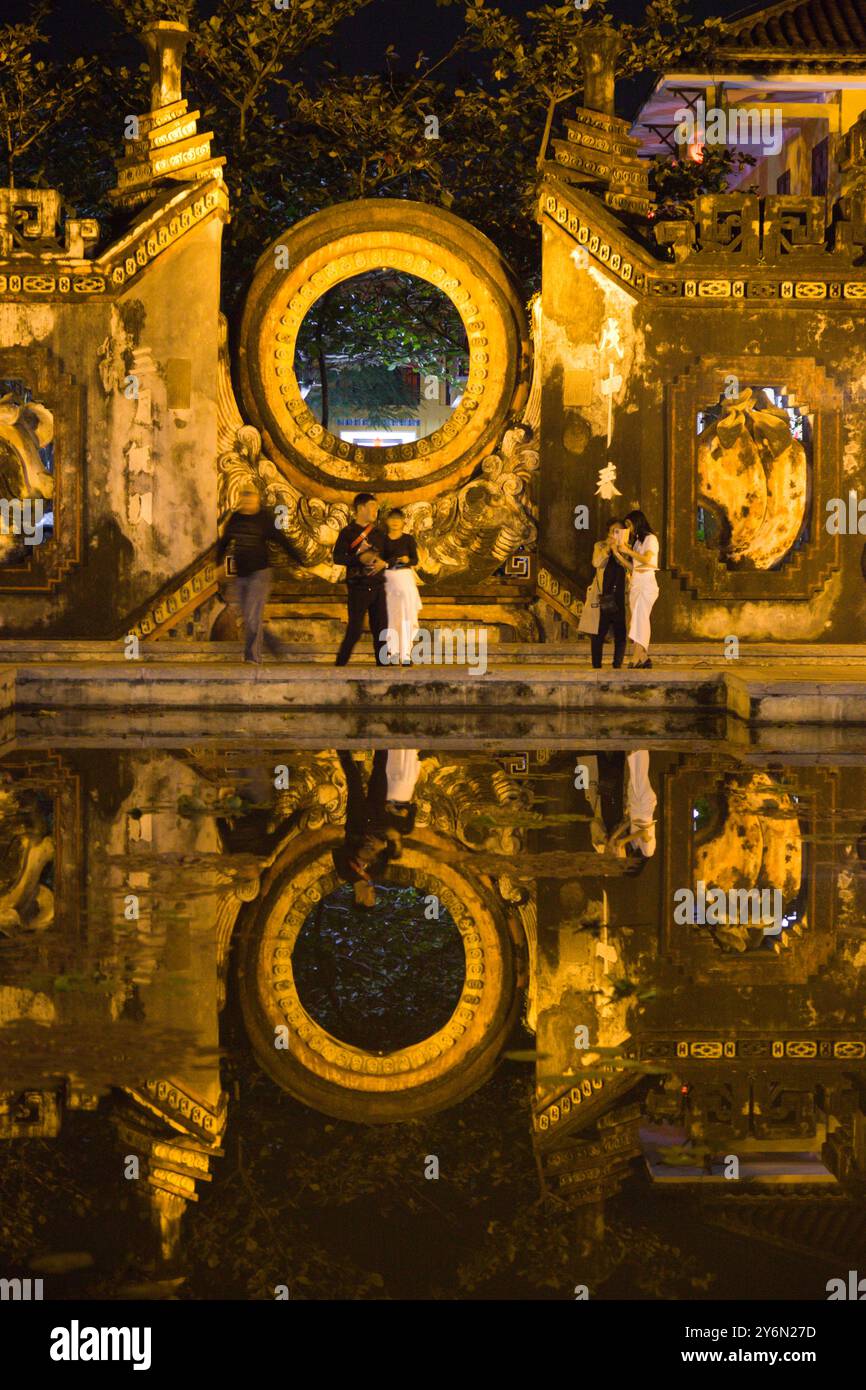 Vietnam, Hoi An, Ba Mu Temple Gate Stock Photo - Alamy