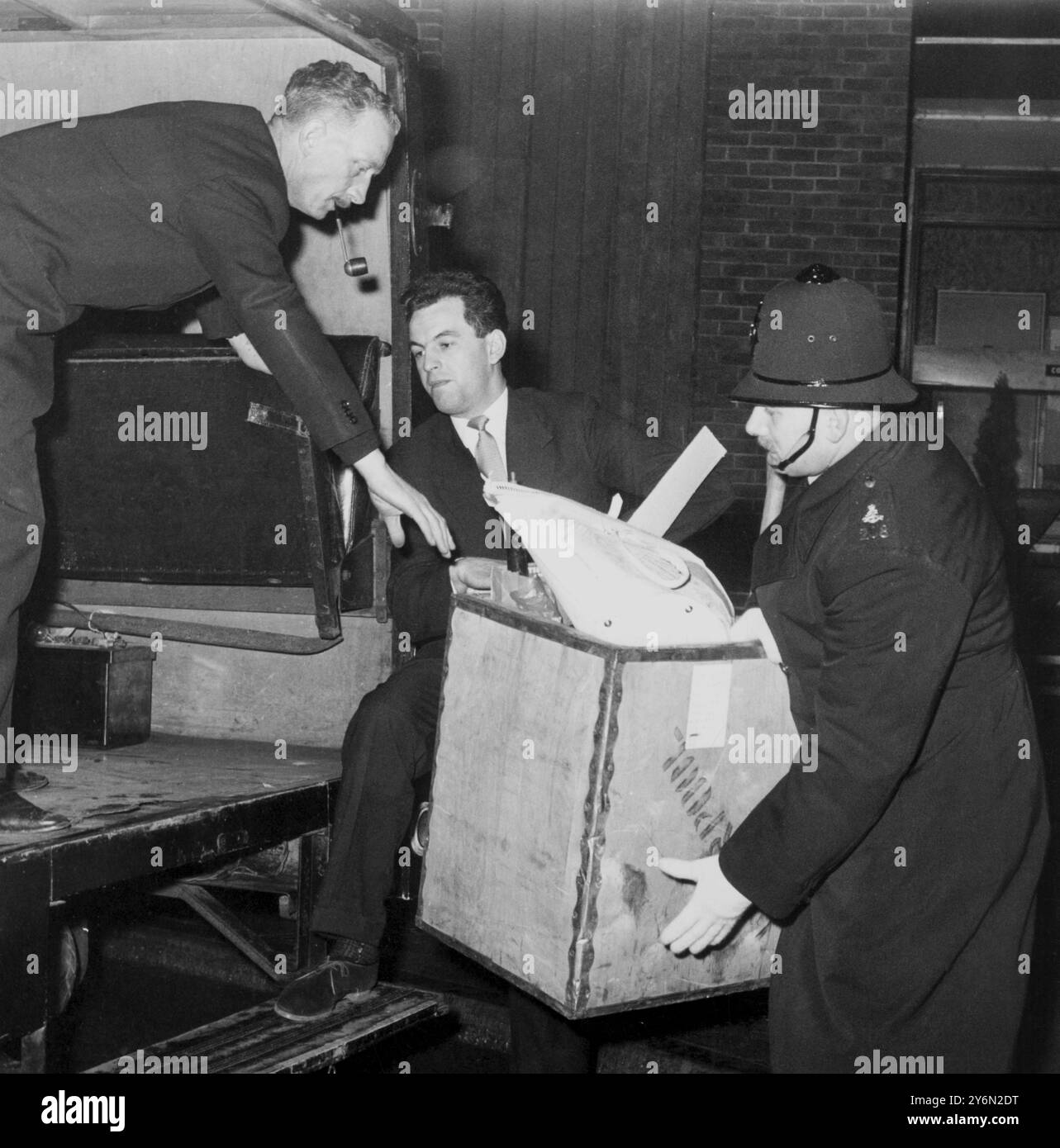 Great Train Robbery Trial Opens Piles of Documents Police officers ...