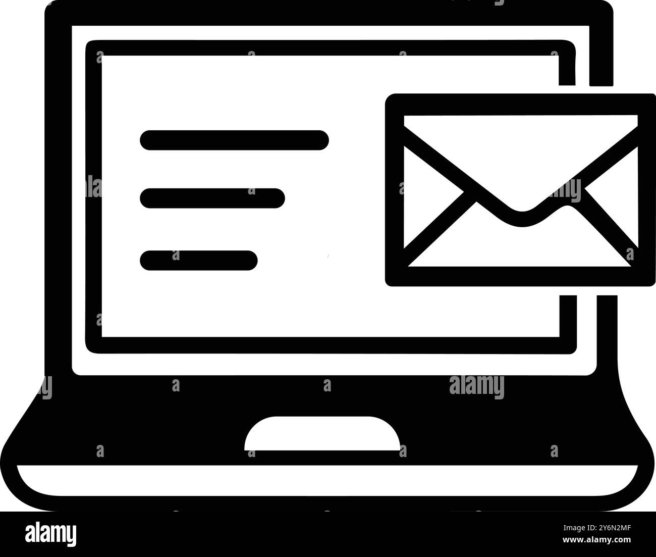 computer, send, receive, mail, envelope, computer send receive email ...