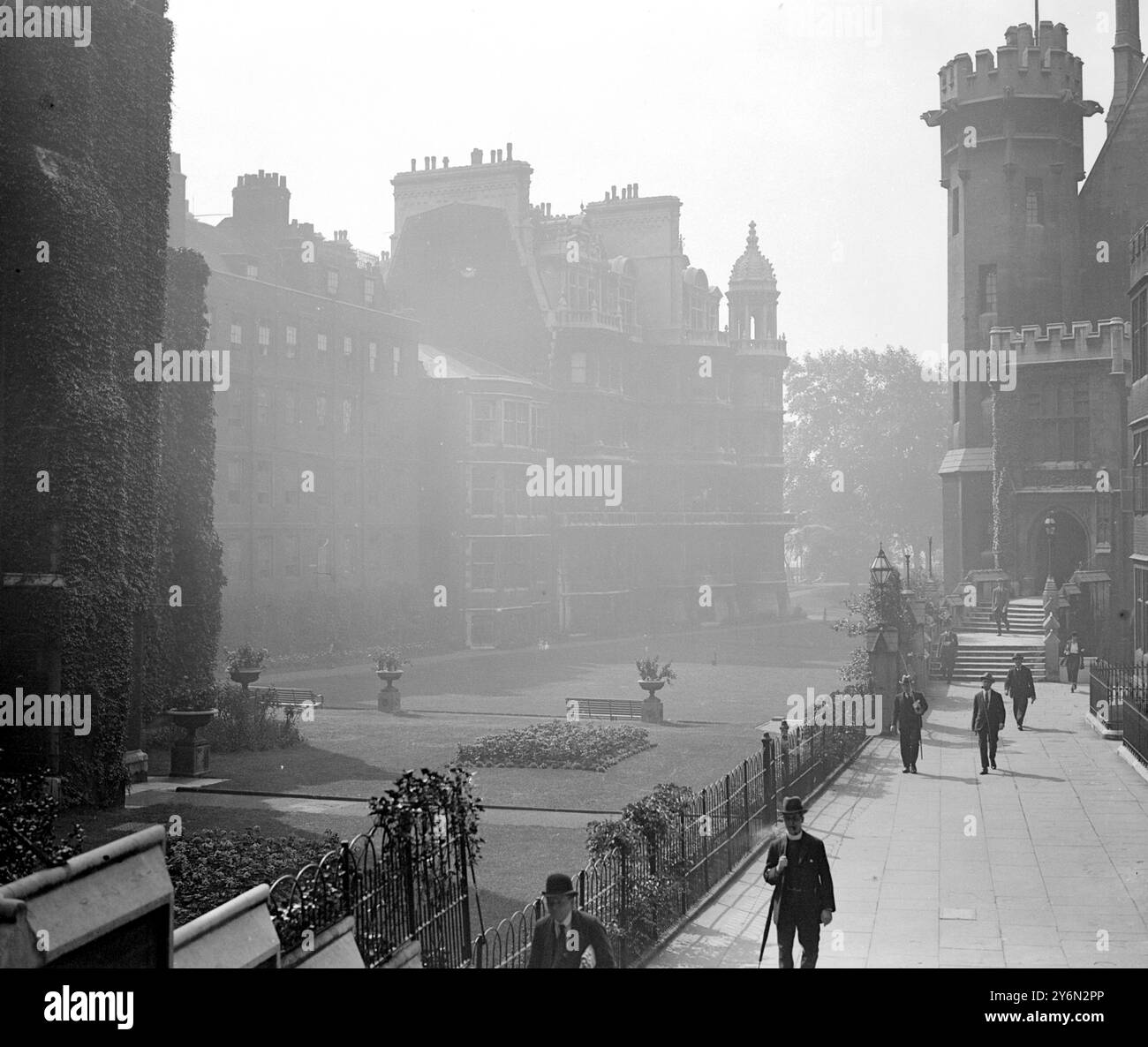 Garden court Black and White Stock Photos & Images - Alamy