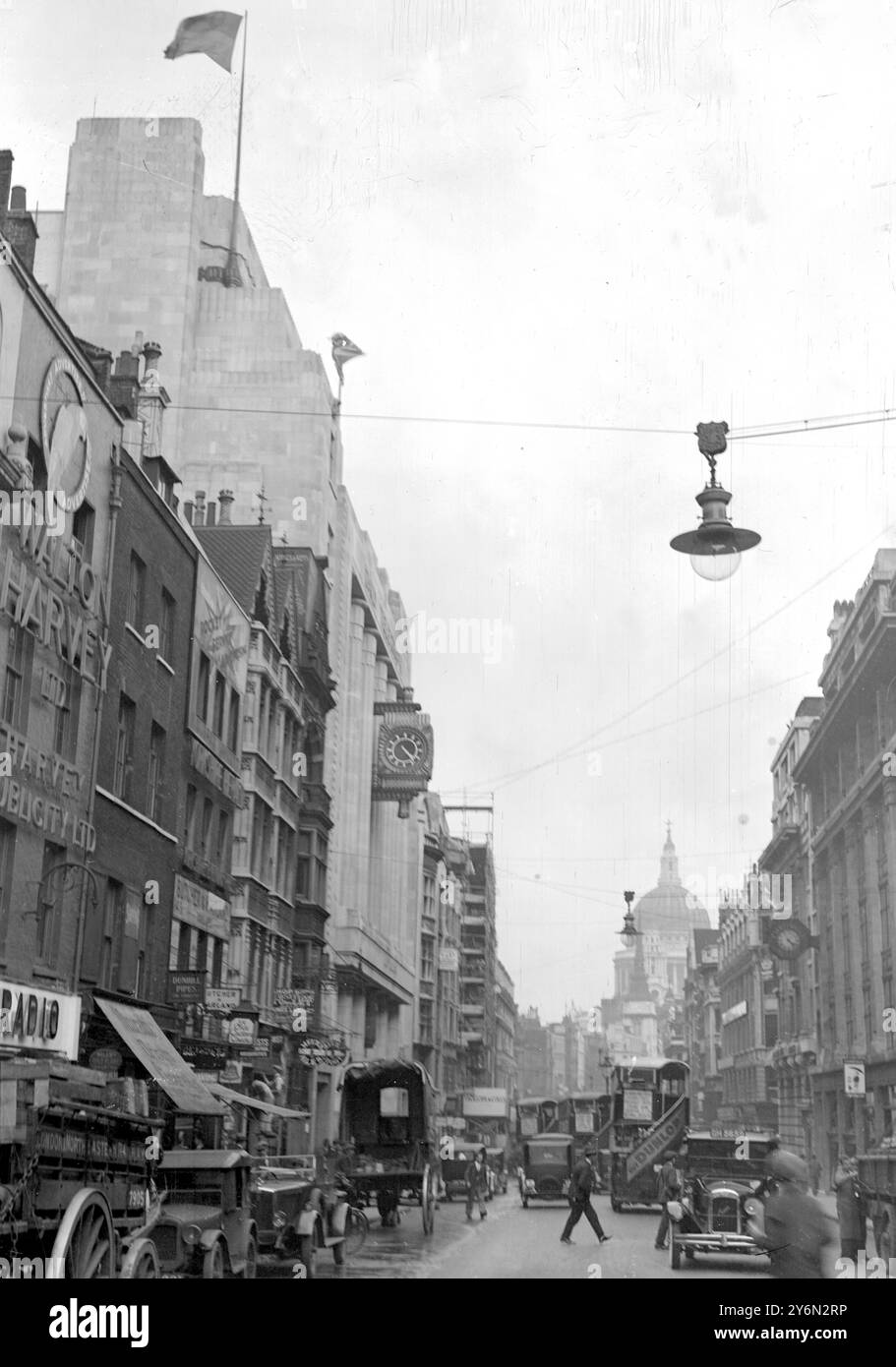 London. Fleet Street. August 1931 Stock Photo - Alamy