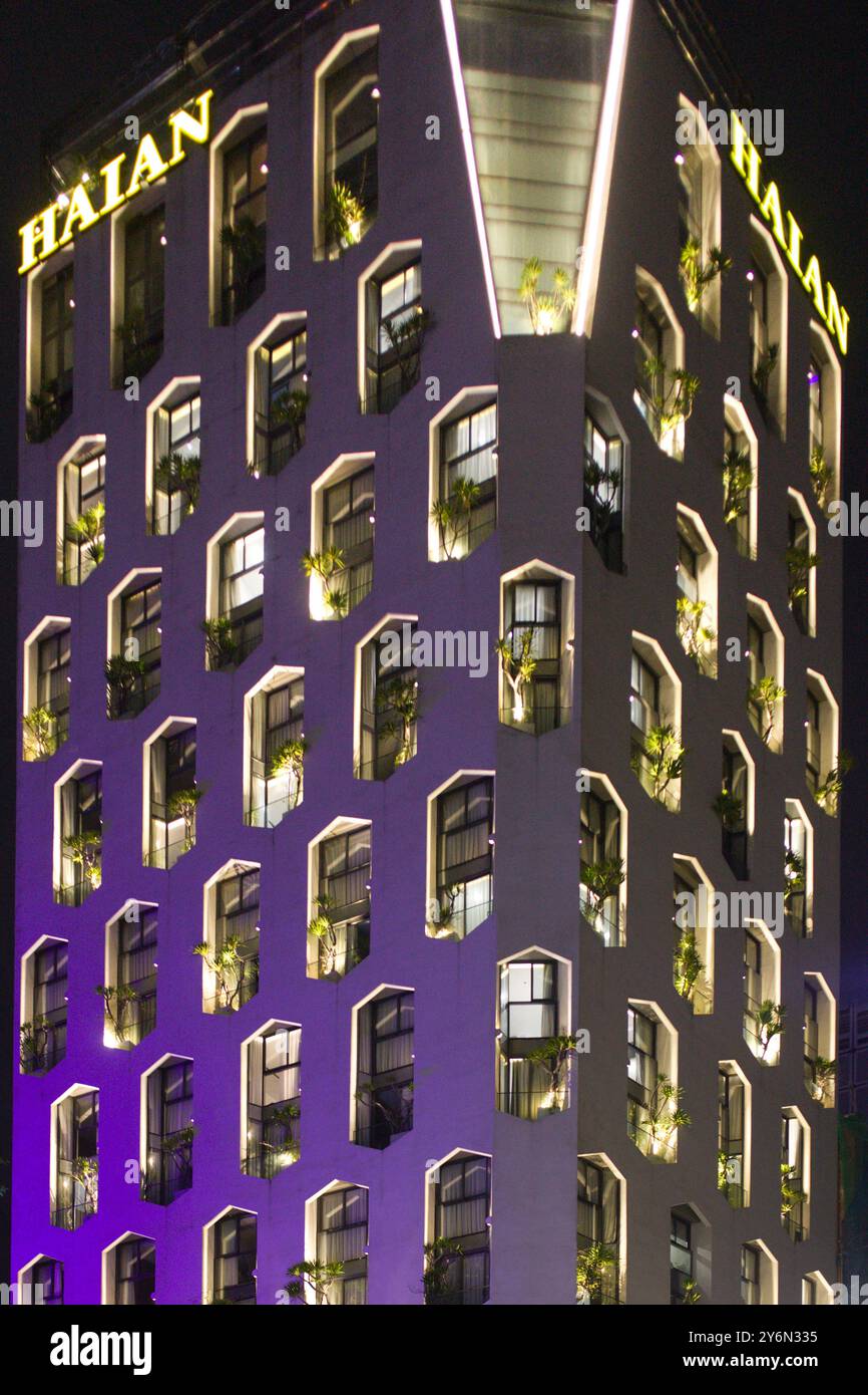 Vietnam, Da Nang, Haian Riverfront Hotel Stock Photo - Alamy