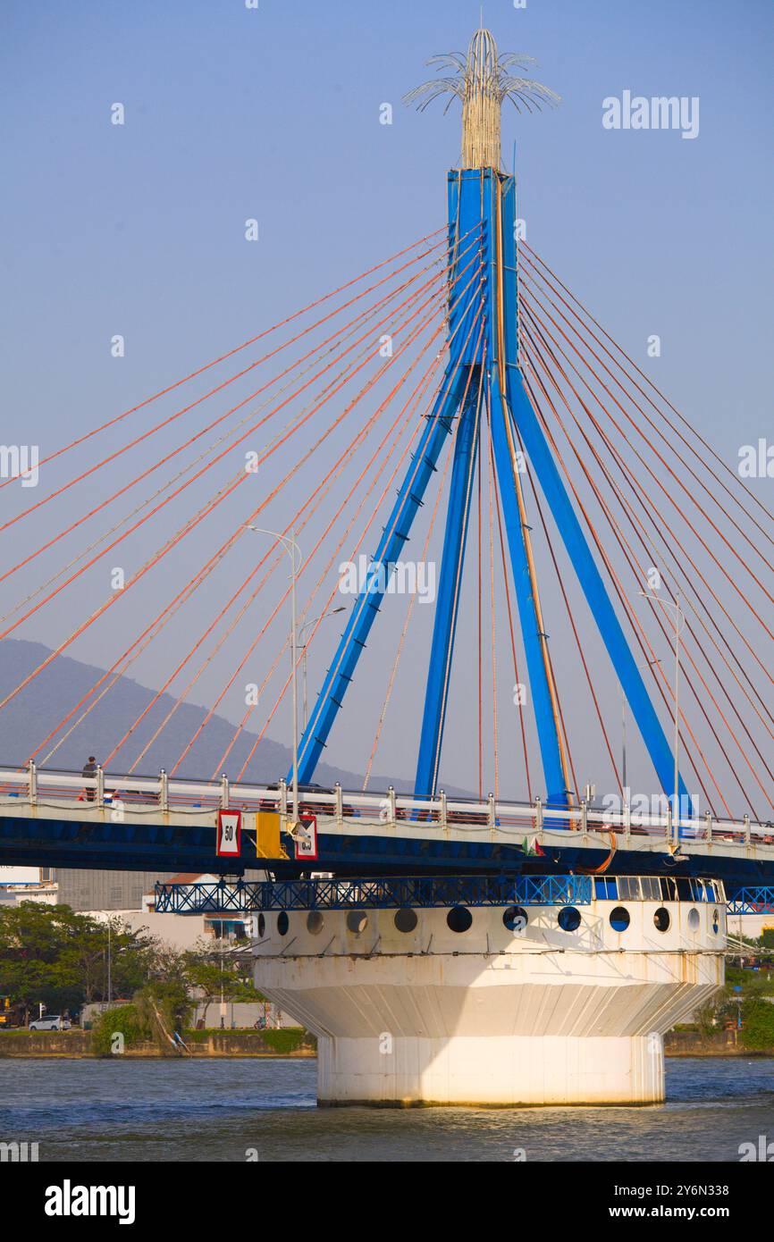 Vietnam, Da Nang, Cau Song Han Bridge, Han River Stock Photo - Alamy
