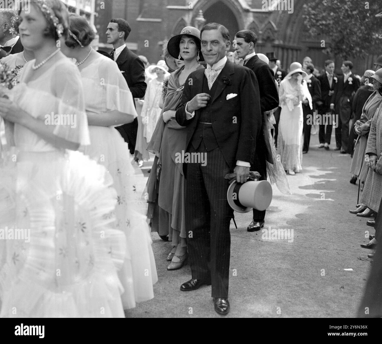 Wedding of Lord Ava and Miss Maureen Guinness at St Margaret's ...