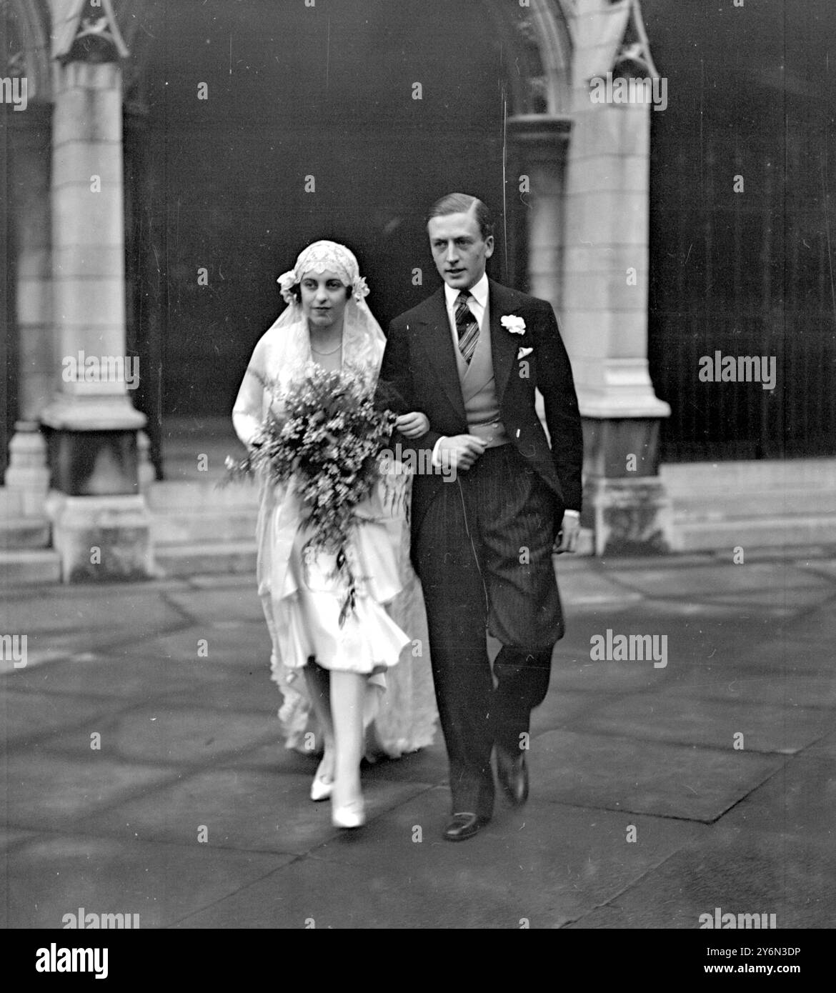 Wedding of Mr William P. Thursby and Miss Poppy Baring at St Margaret's ...