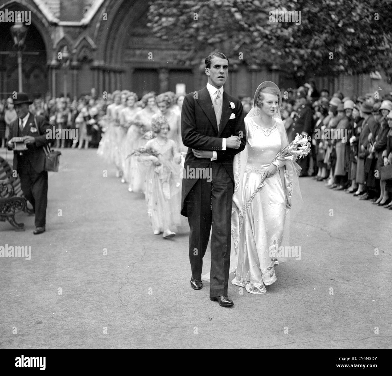 Mr Philip Kindersley and Miss Oonagh Guinness at St Margaret's ...