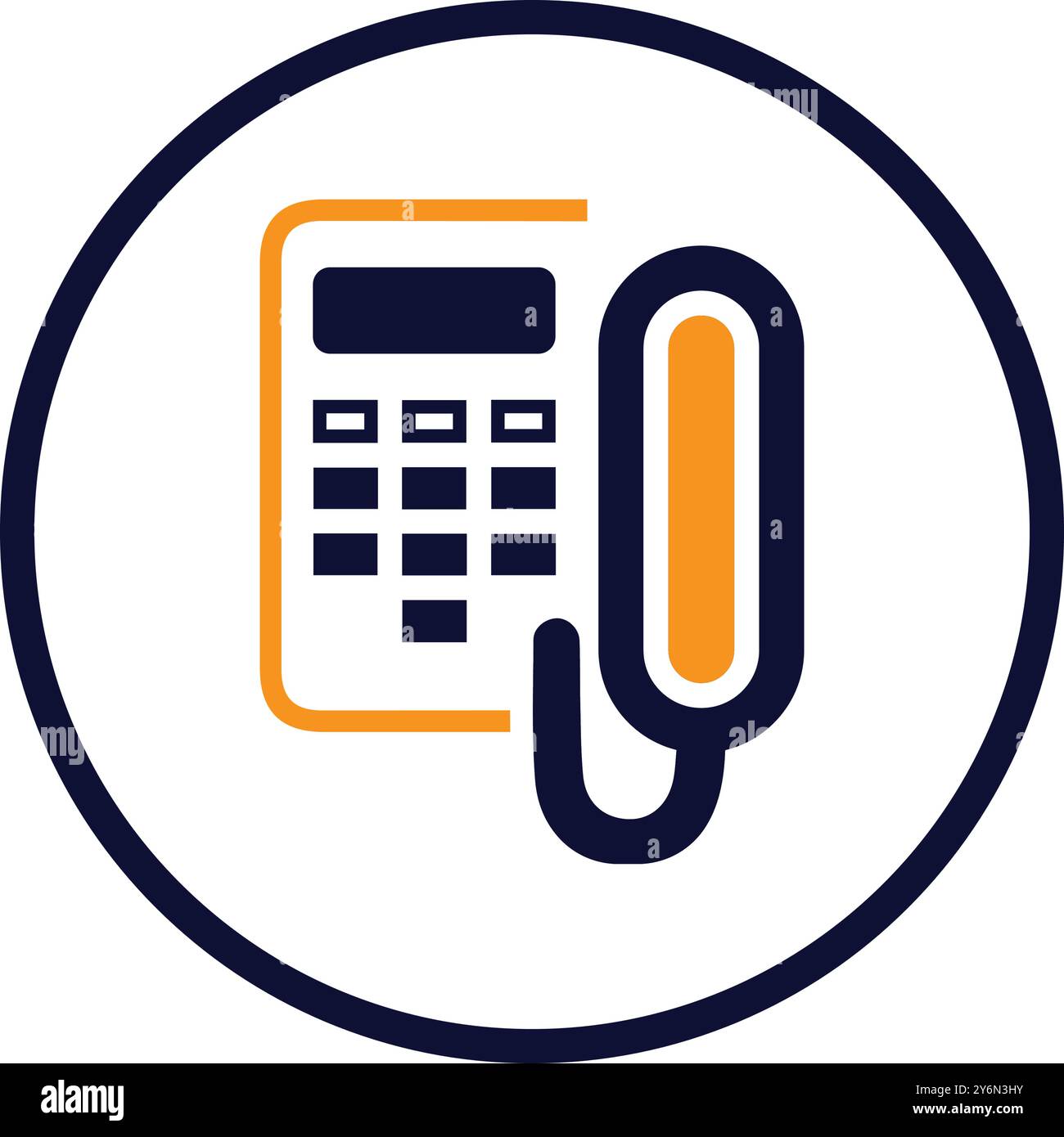 Illustration old phone Stock Vector Images - Alamy