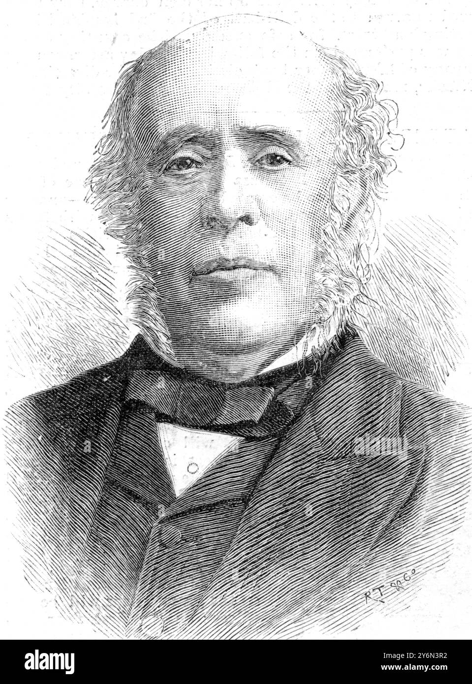 Mr Thomas Cook, founder of Cook's Excursions. 23 July 1891 Stock Photo ...