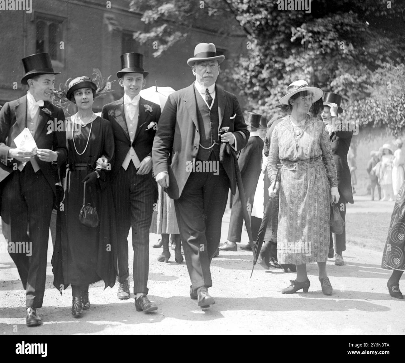 The Fourth of June at Eton.. Sir James and Lady Craig and their ...