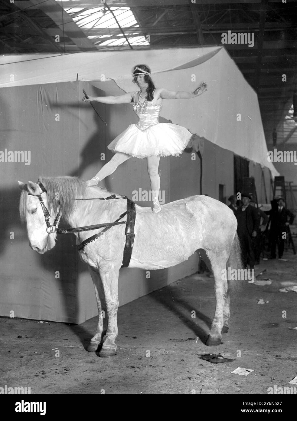 The Victory Circus at Olympia. Miss Mona Connor, The bareback rider ...