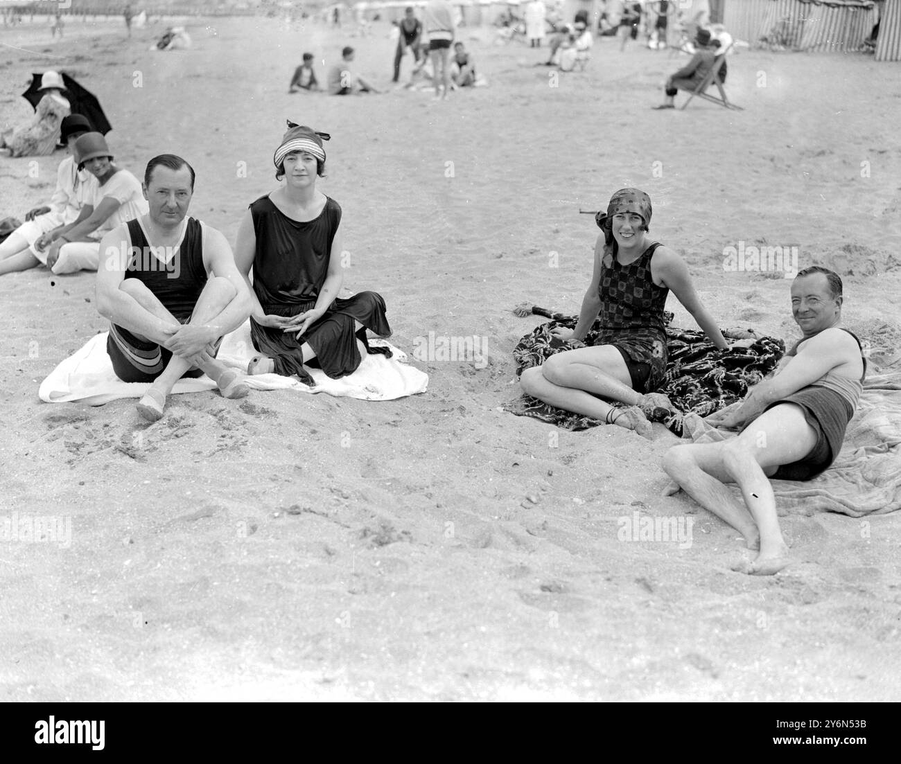 Deauville.Lord and Lady Terrington (11 Clarges St, W.) Hon Mrs Lowther ...