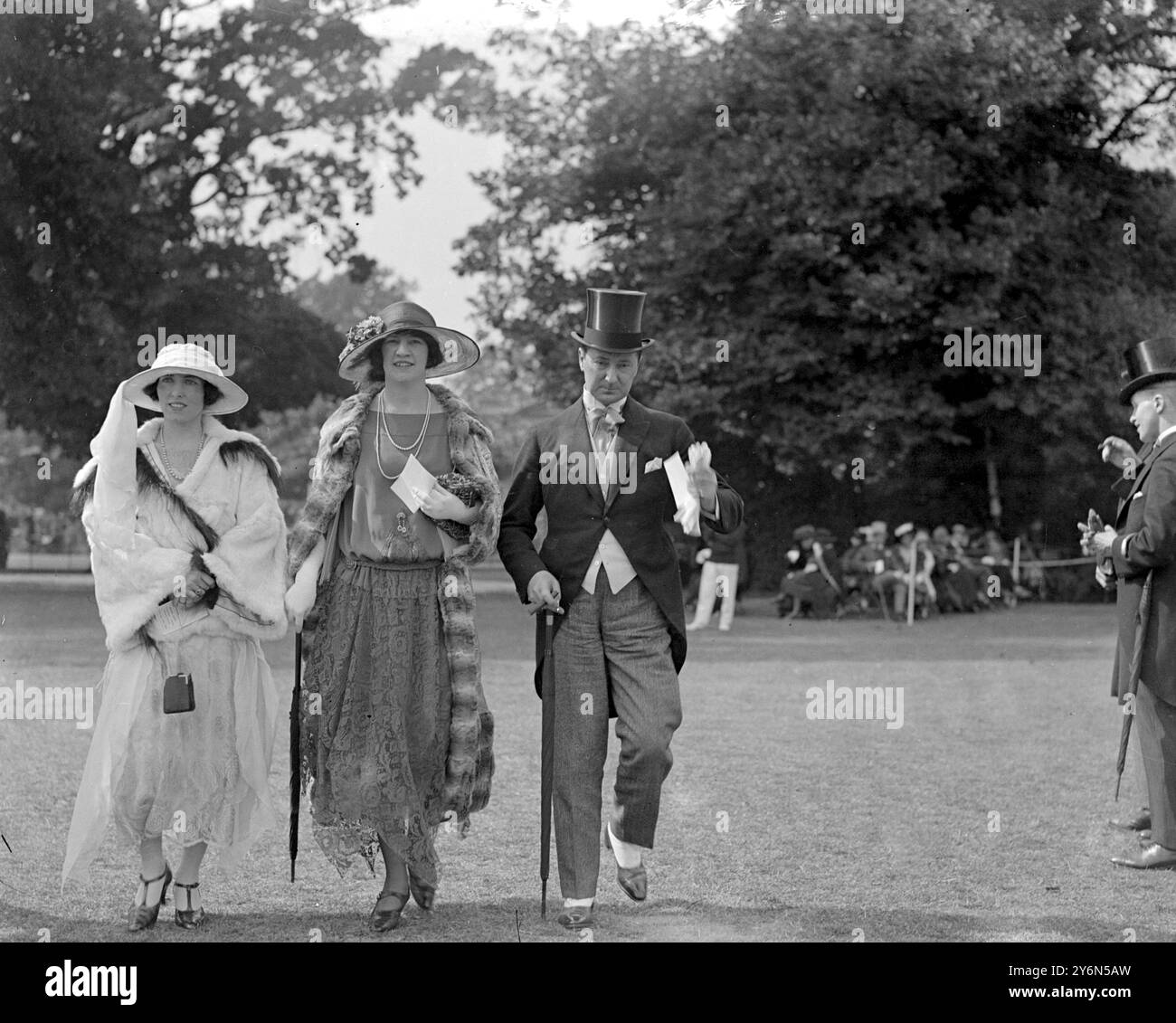 Anglo-French Polo Match at Ranelagh for the Verdun Cup.Lord and Lady ...