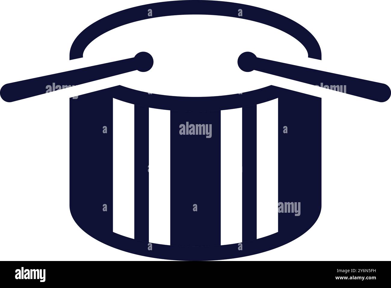 Musical drums icon outline hi-res stock photography and images - Alamy