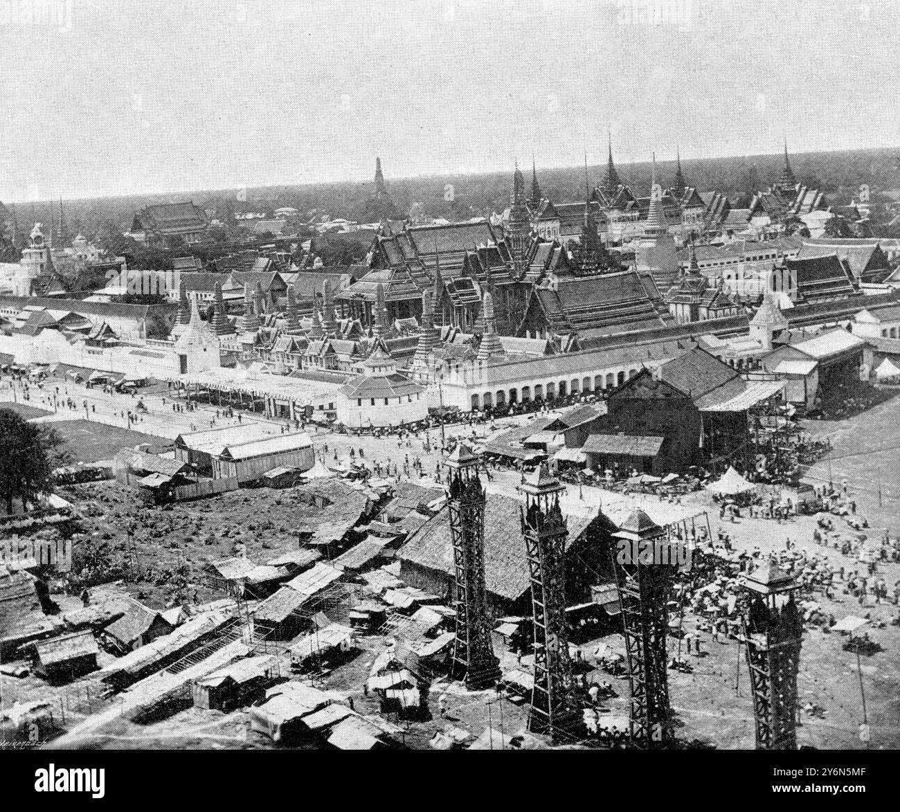 Bankok, The Capital of Siam. General view of the city. 29 July 1893 ...