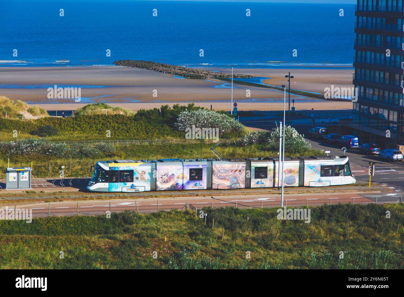 Belgium, Flemish region, West Flanders, Nieuwpoort, Belgian Coast ...