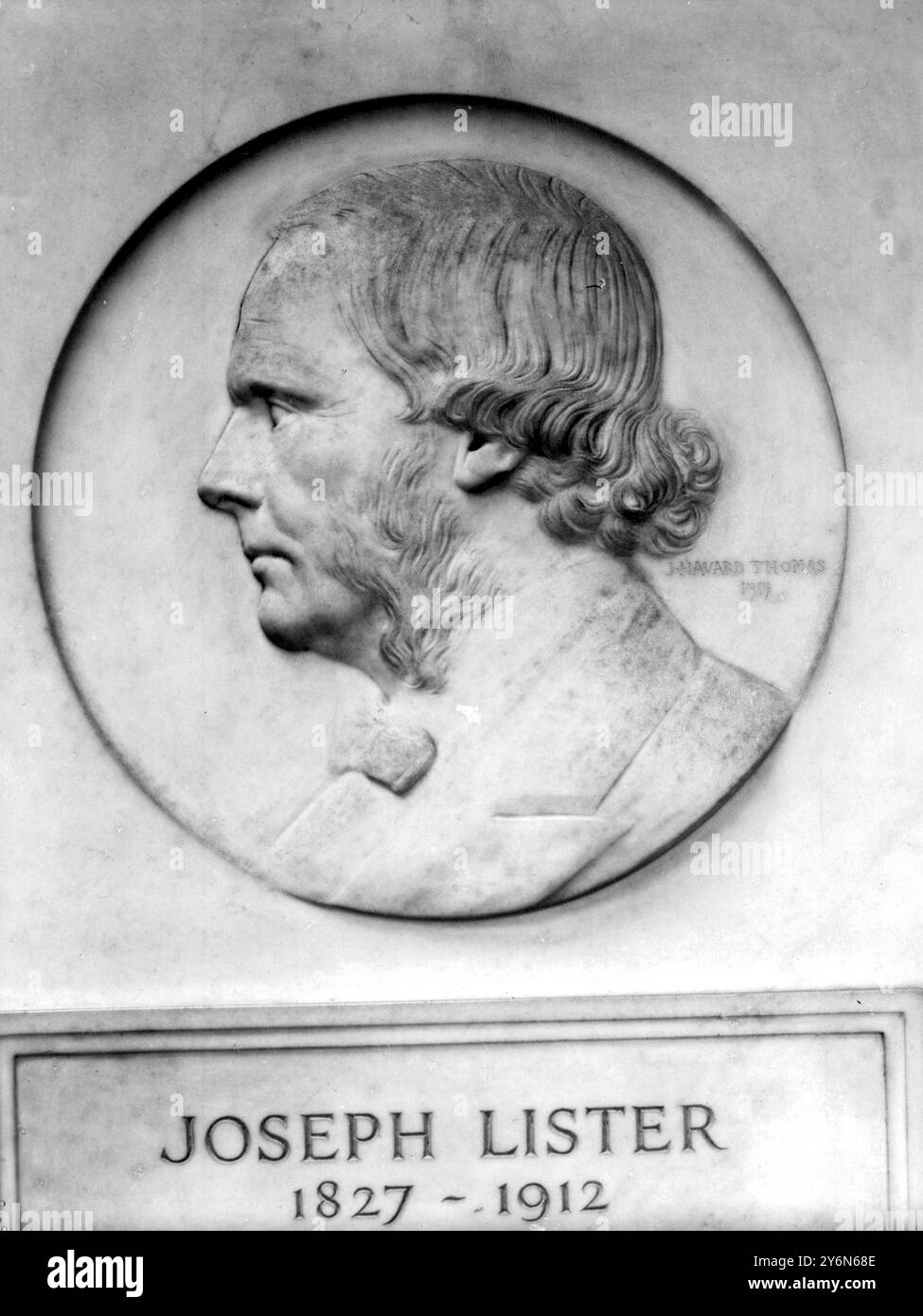 Lister Centenary Celebrations. The Lister Memorial Plaque in the ...