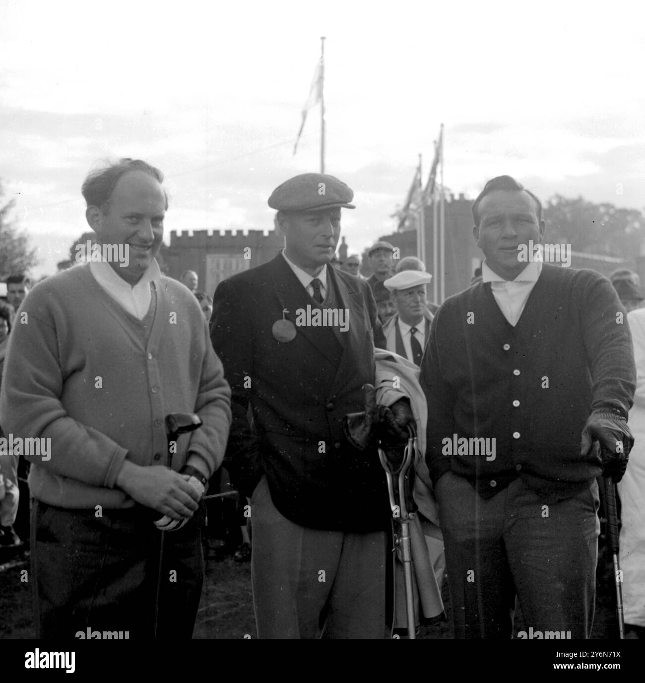 Virginia Water, England: Arnold Palmer, of the U.S.A (right) and ...