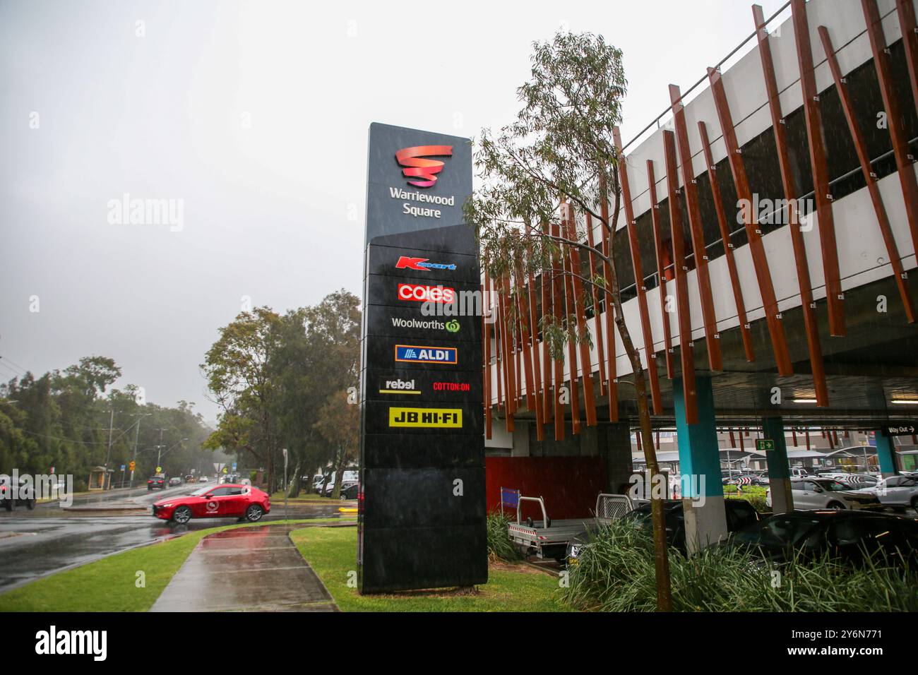 Warriewood Square shopping centre in the suburb of Warriewood in the ...