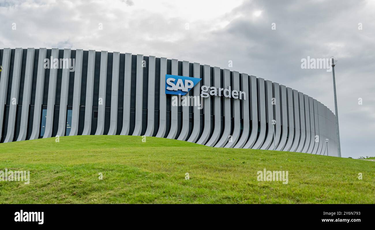 Der SAP Garden ist bereit fuer die Eroeffnung am naechsten Tag. GER ...