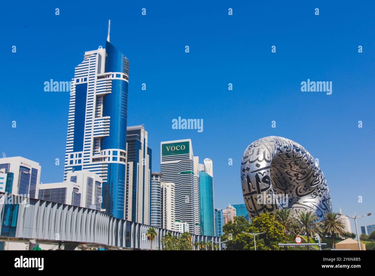 United Arab Emirates, Dubai. The museum of the future. In the ...