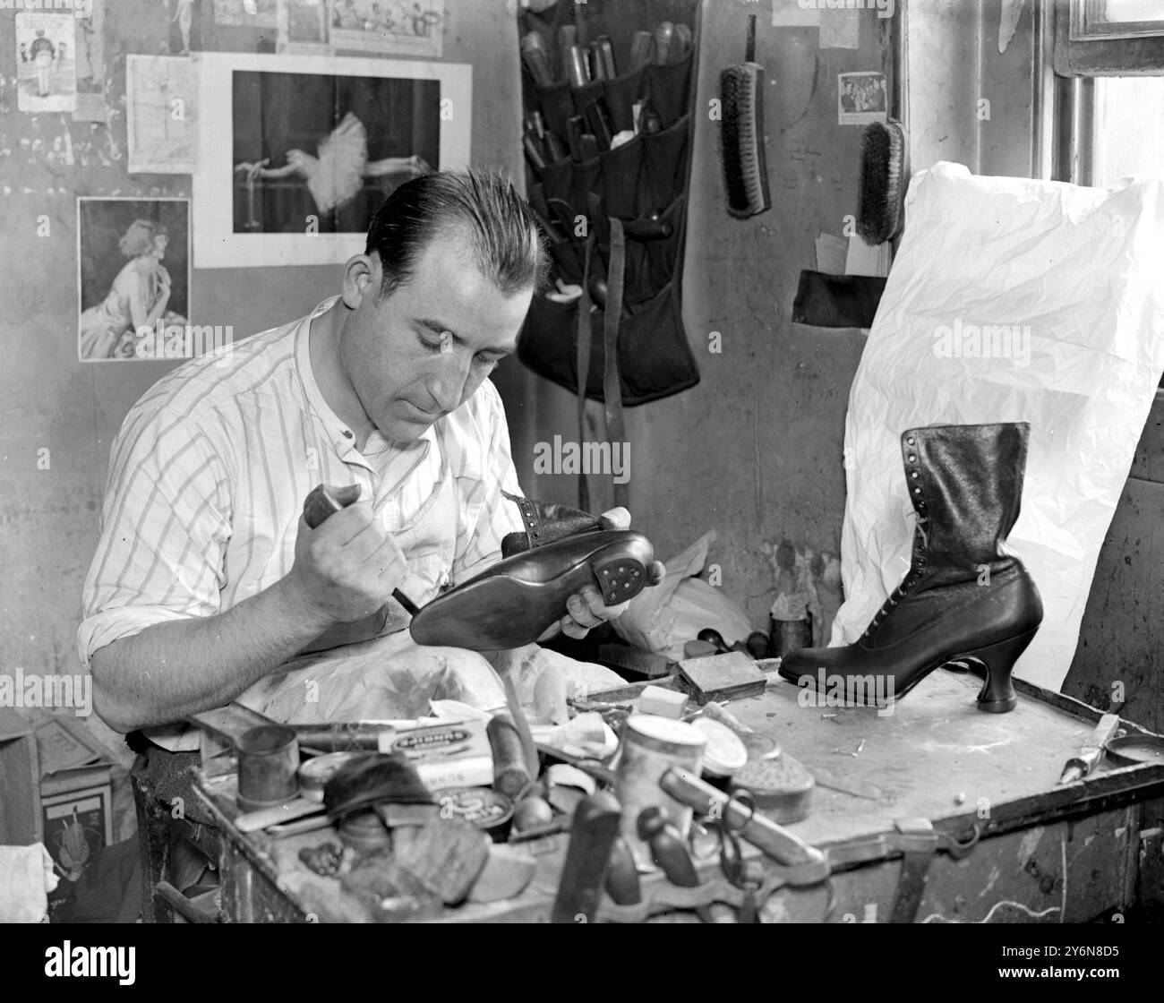 Lady heel Black and White Stock Photos & Images - Alamy