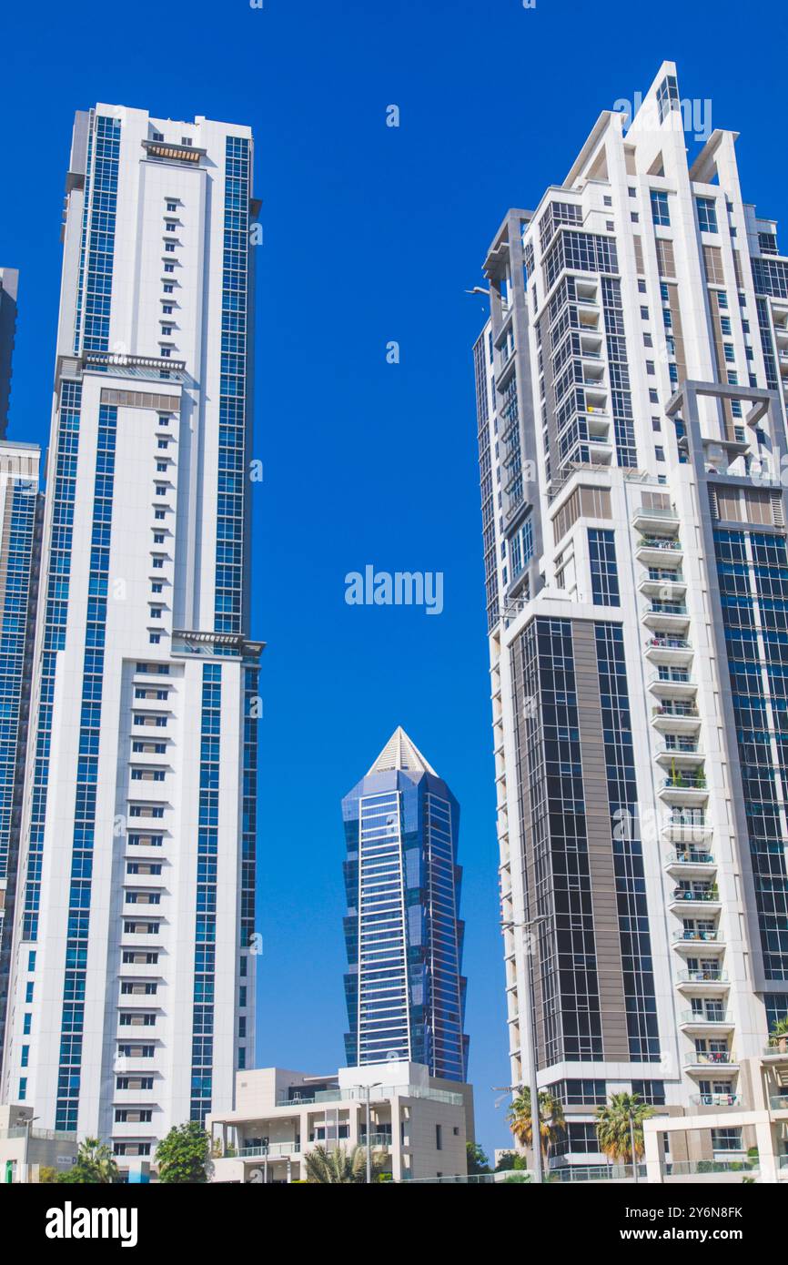 United Arab Emirates, Dubai. Residential complex. Executive Towers. Al ...