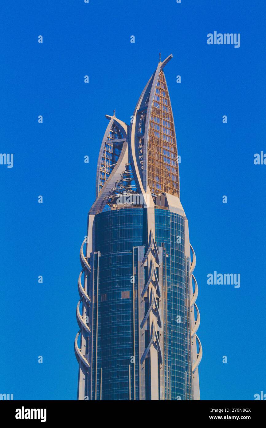 United Arab Emirates, Dubai, Al Hikma tower Stock Photo - Alamy