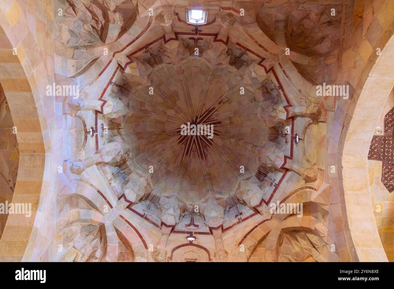 Interior view of Divrigi Ulu Camii or Great Mosque of Divrigi. Sivas ...