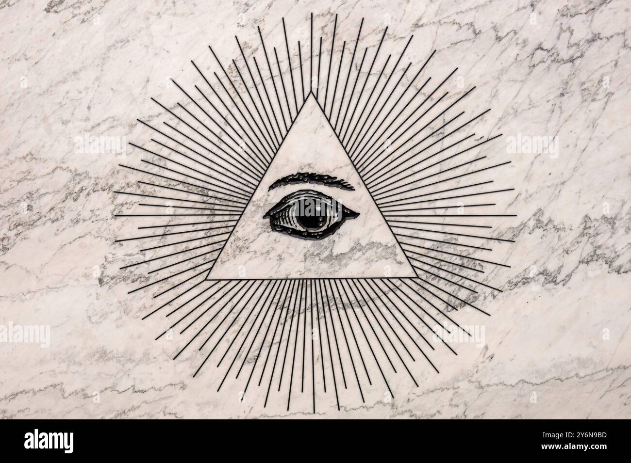 The Eye of God. The Eye of Providence. The omniscient eye Stock Photo ...