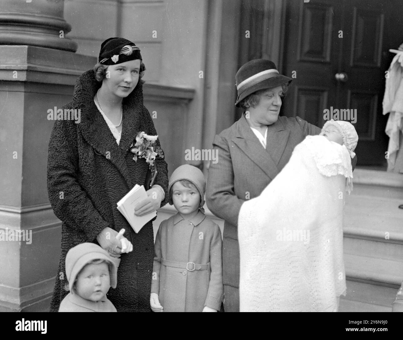 Christening of the infant son and heir of Lord North at St Paul's ...