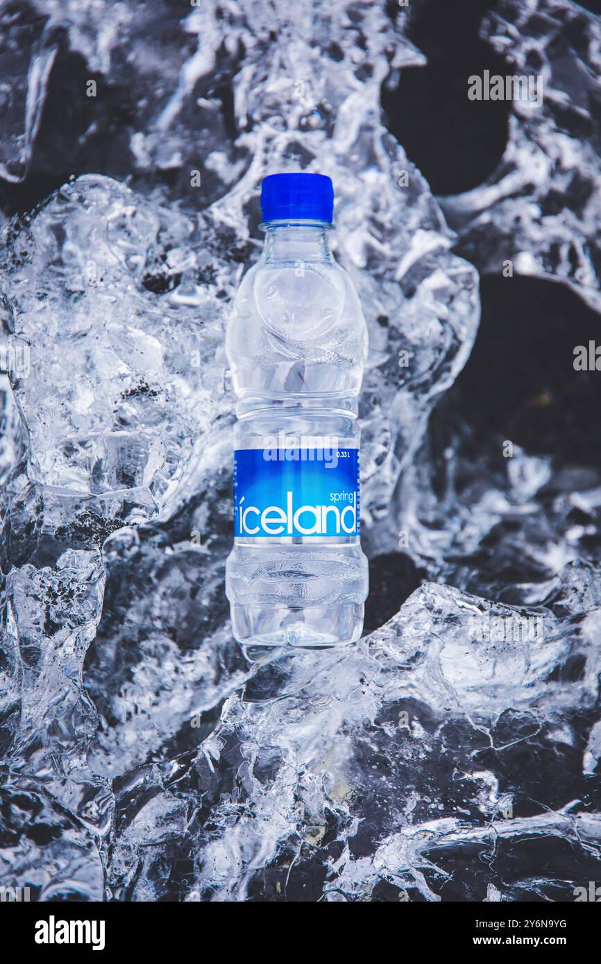 Iceland Spring. Icelandic mineral water Stock Photo - Alamy
