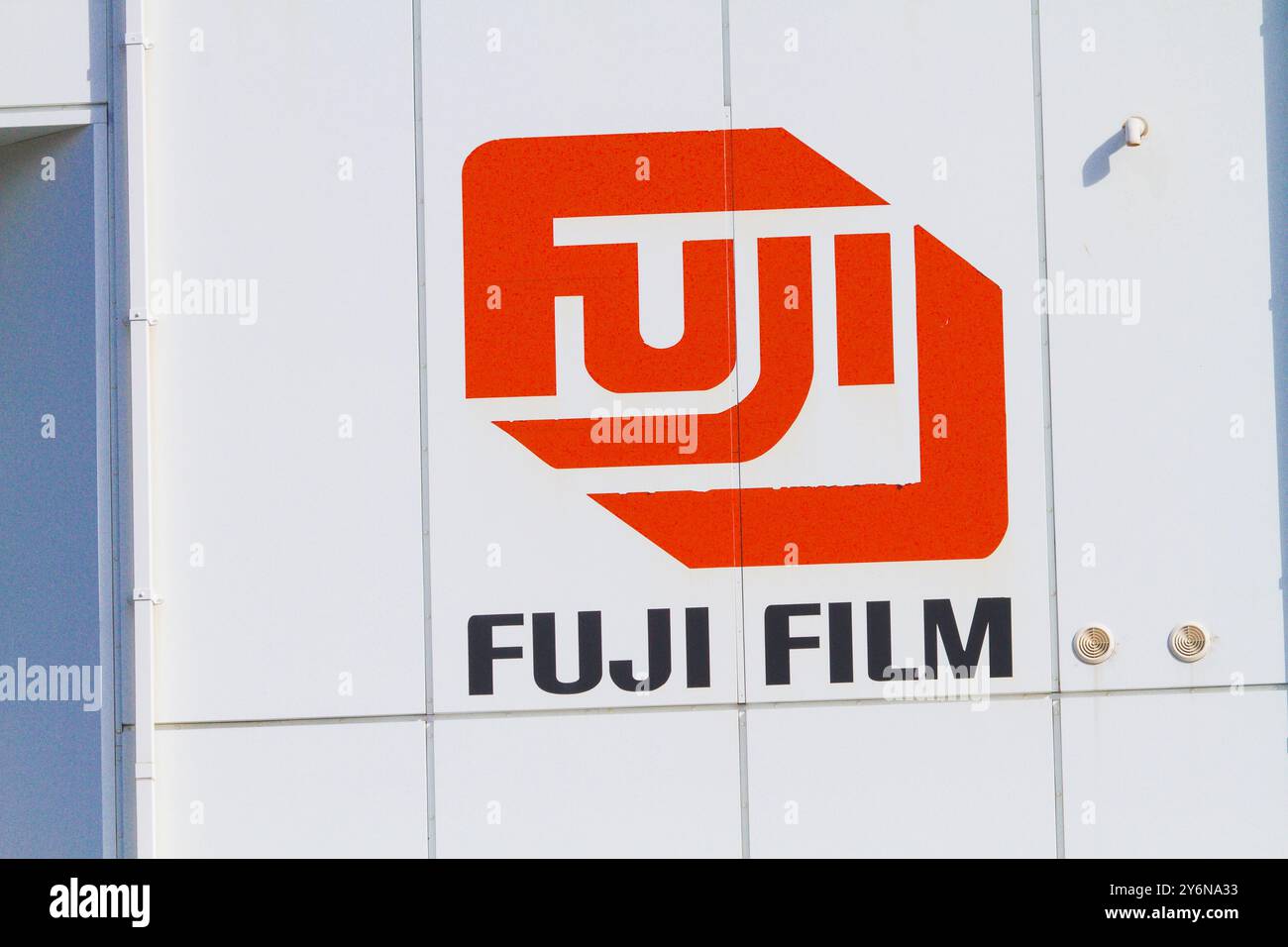 Fuji Film sign Stock Photo - Alamy