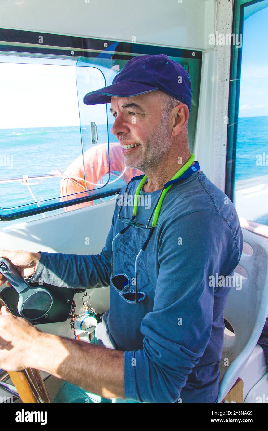 Bass fishing in the Strait of Pas-de-Calais Stock Photo - Alamy