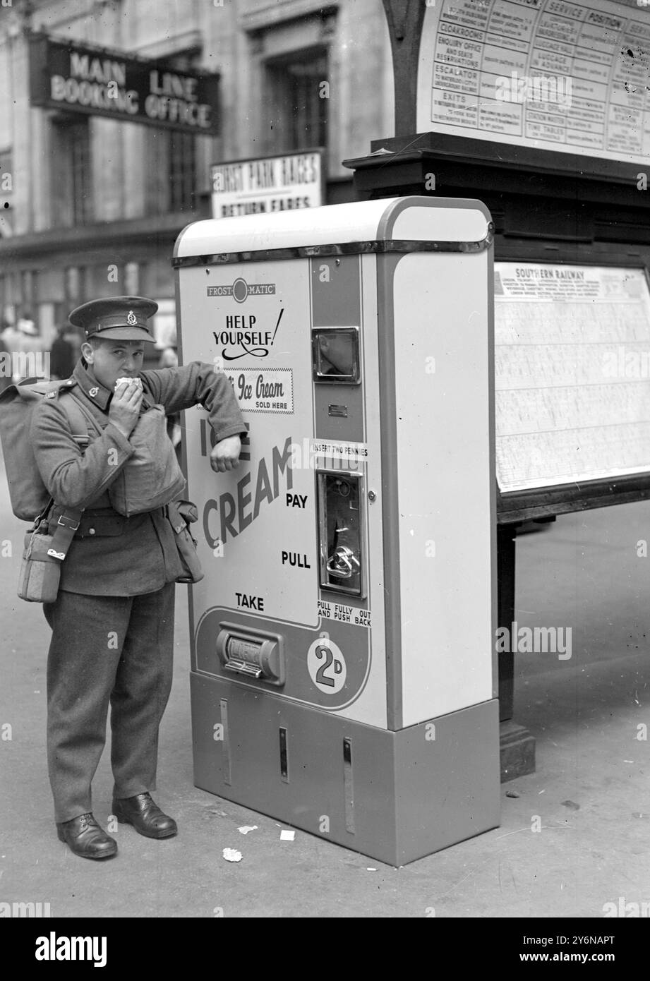 Walls' Ice Cream from slot machine recently installed on Waterloo ...