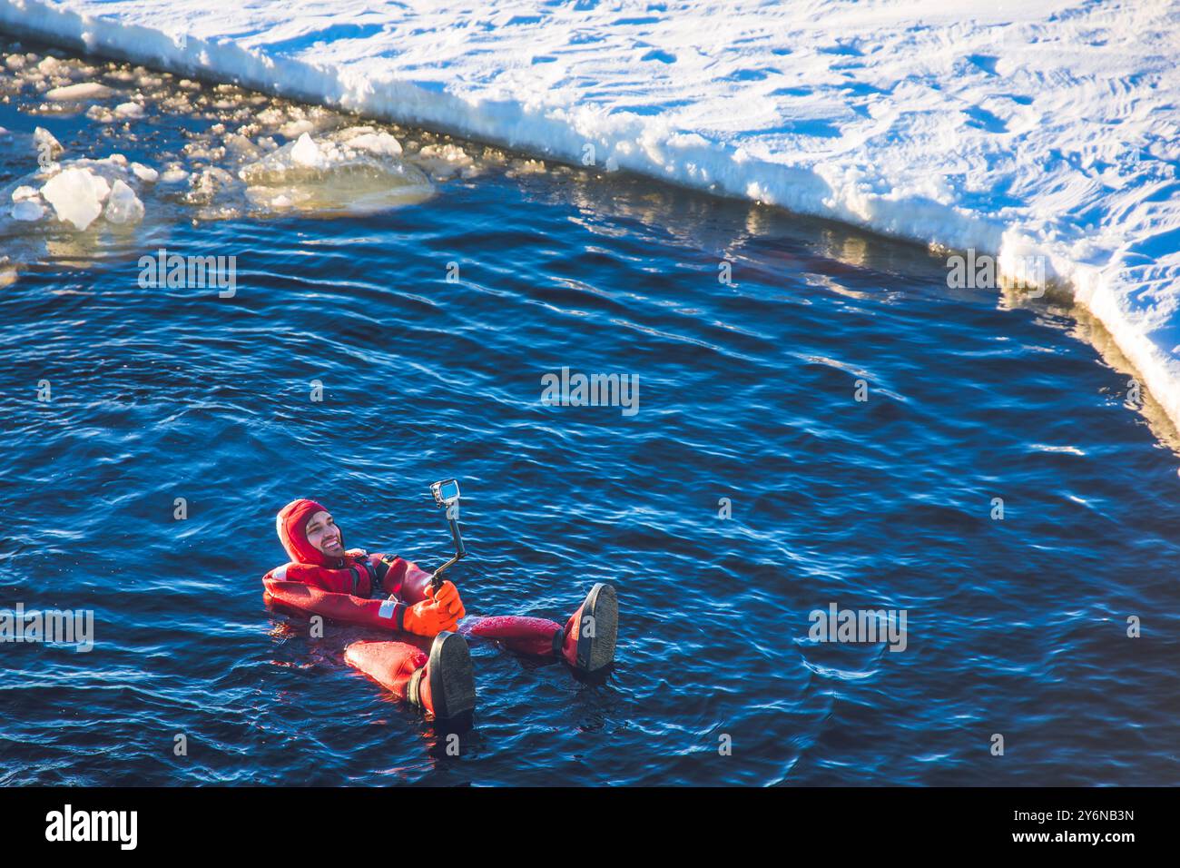 Scandinavia, Lapland, Finland. Gulf of Bothnia. Sampo, icebreaker ...