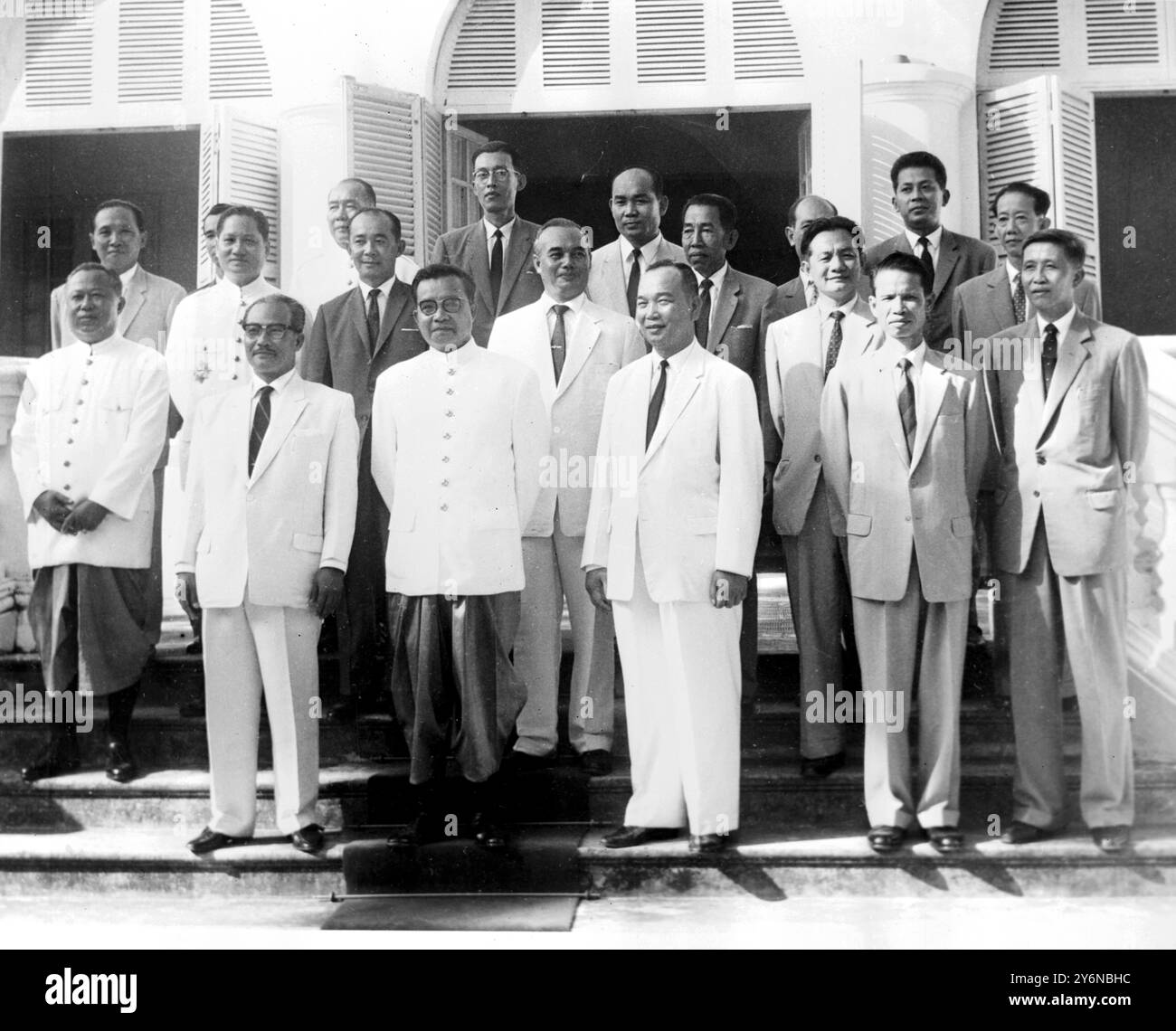 Vientiane, Laos: members of the new cabinet of the recently formed ...