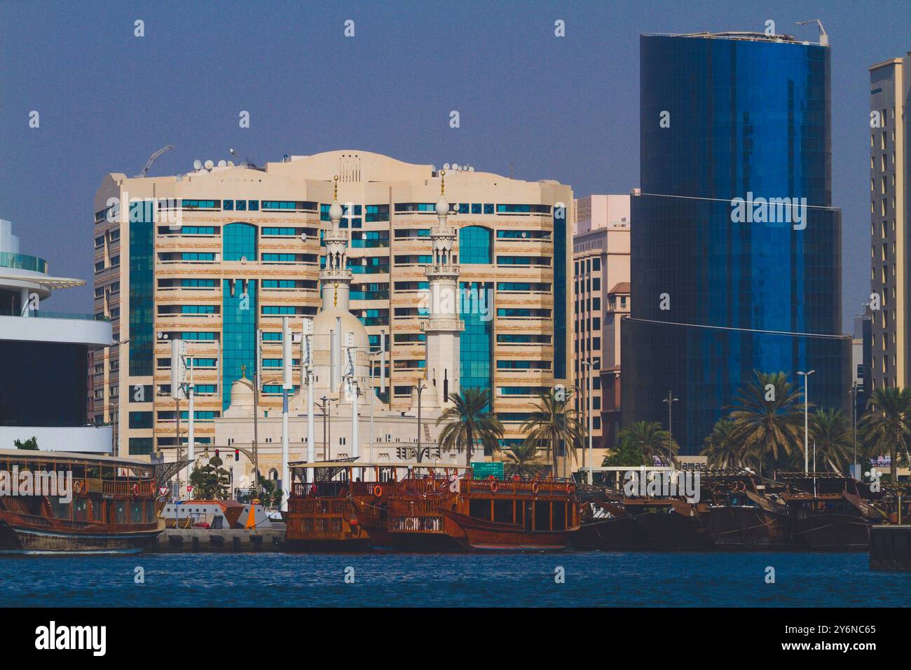 United Arab Emirates, Dubai, Deira district. Yaqub Mosque. Khalid Al ...