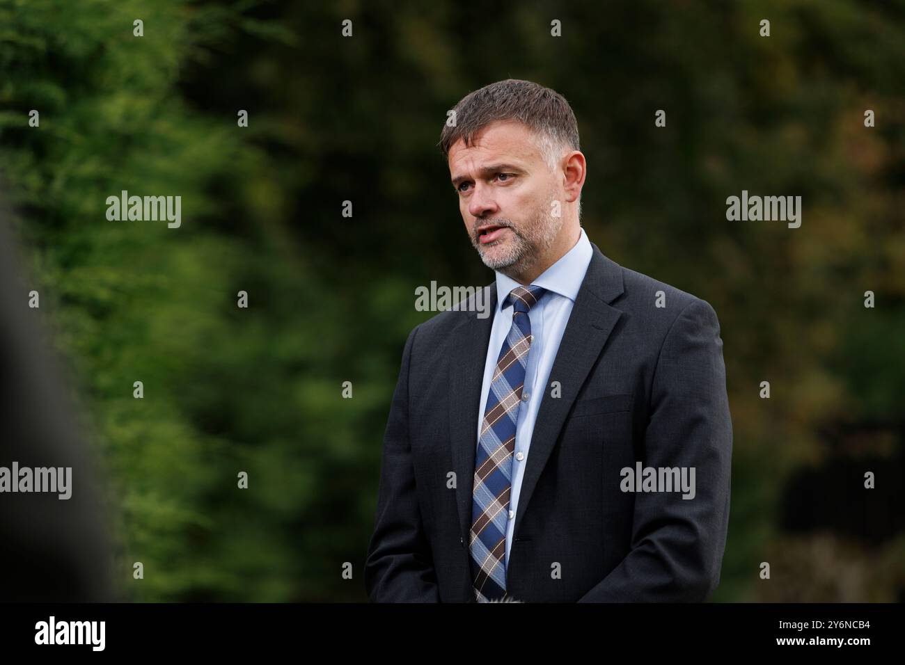 Detective Inspector James Callander during an interview ahead of the ...