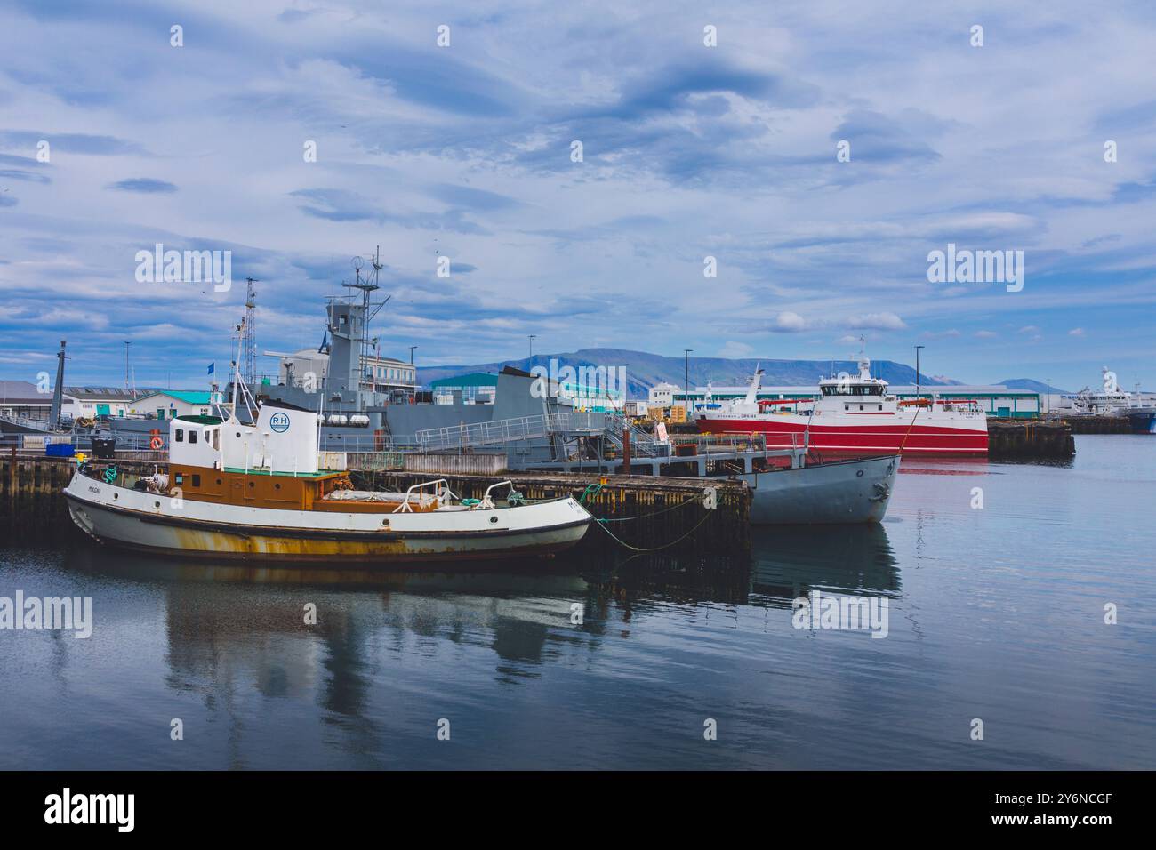 Iceland, Reykjavik, the port Stock Photo - Alamy