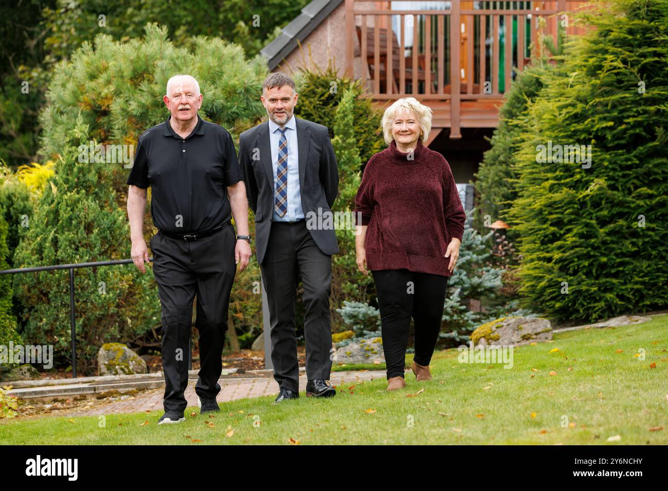 Alec McKay (left), the nephew of murdered taxi driver George Murdoch ...
