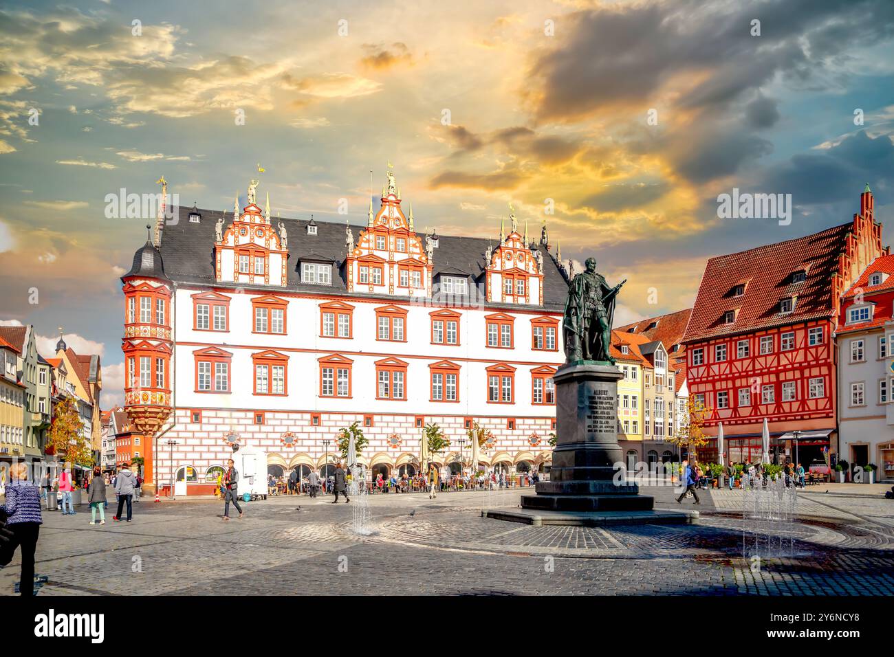 Old city of Coburg, Germany Stock Photo - Alamy