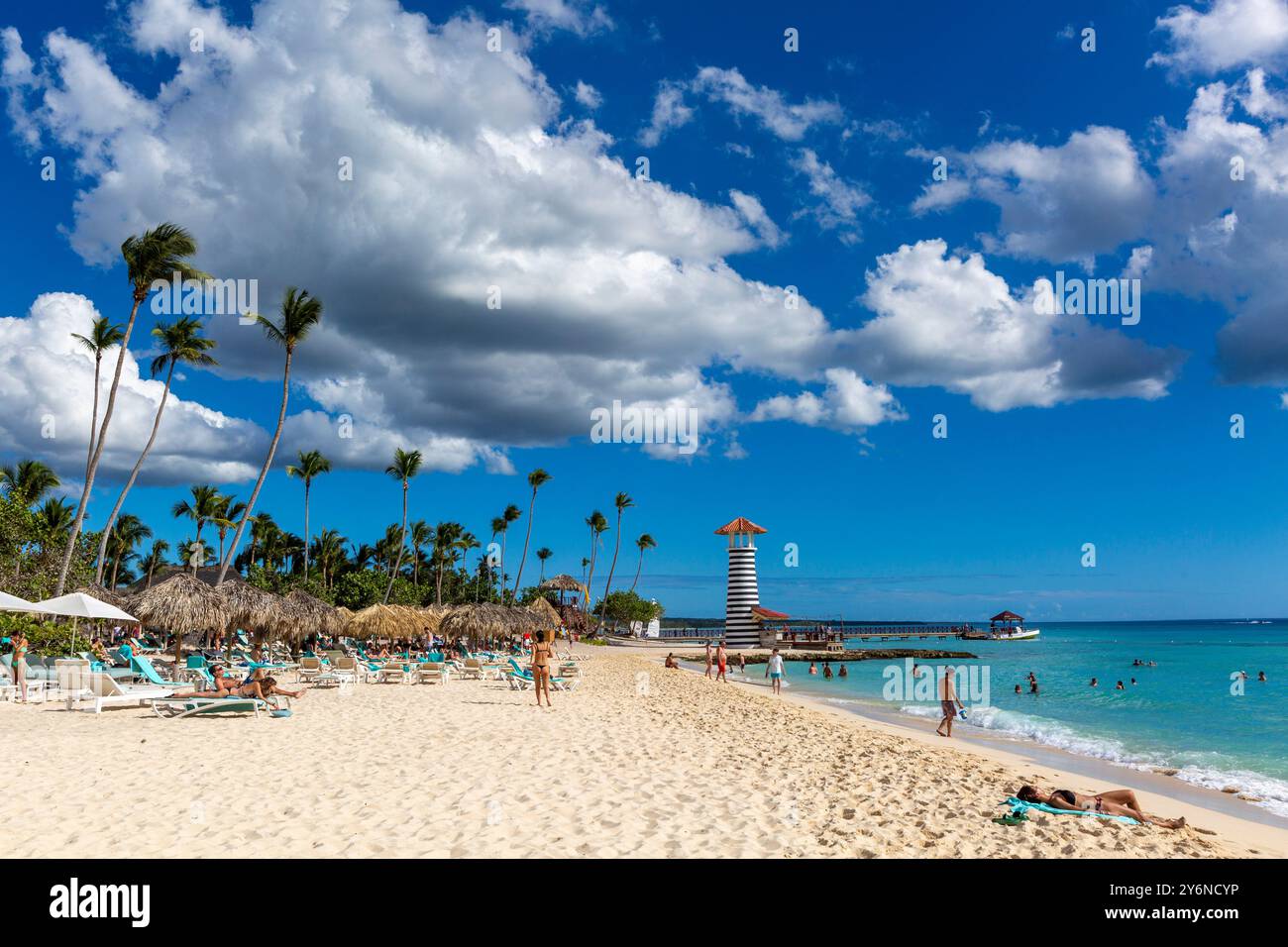 Dominican Republic, Province of Romana, Bayahibe. Dominicus beach ...