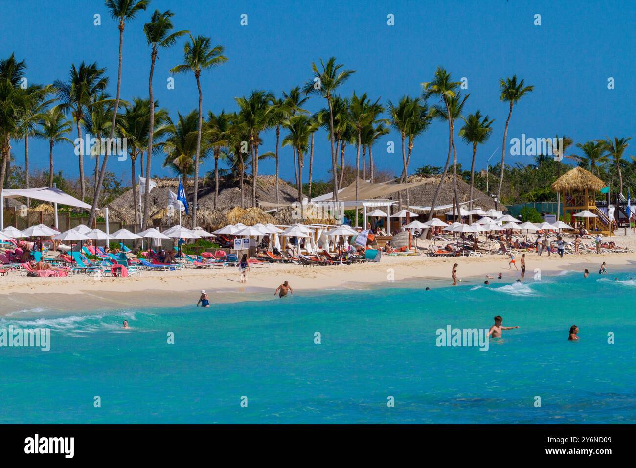 Dominican Republic, Province of Romana, Bayahibe. Dominicus beach ...