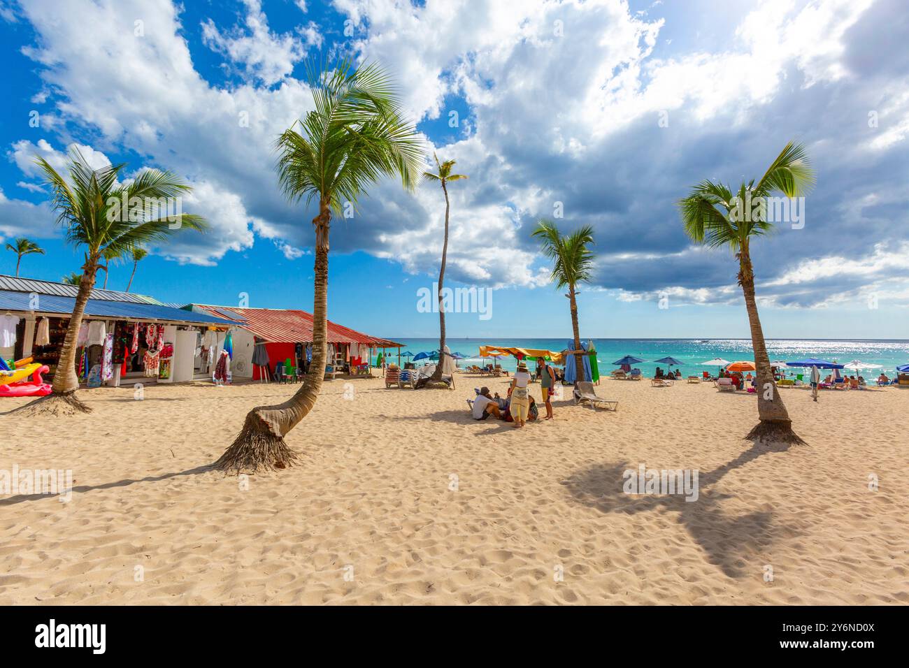 Dominican Republic, Province of Romana, Bayahibe. Dominicus beach ...