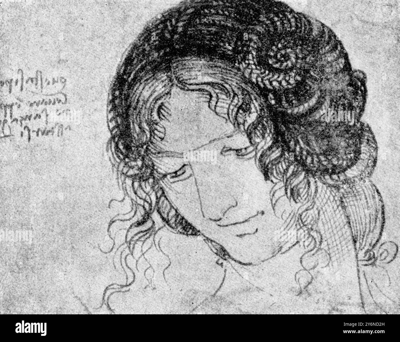 Head of leda leonardo da vinci Black and White Stock Photos & Images ...
