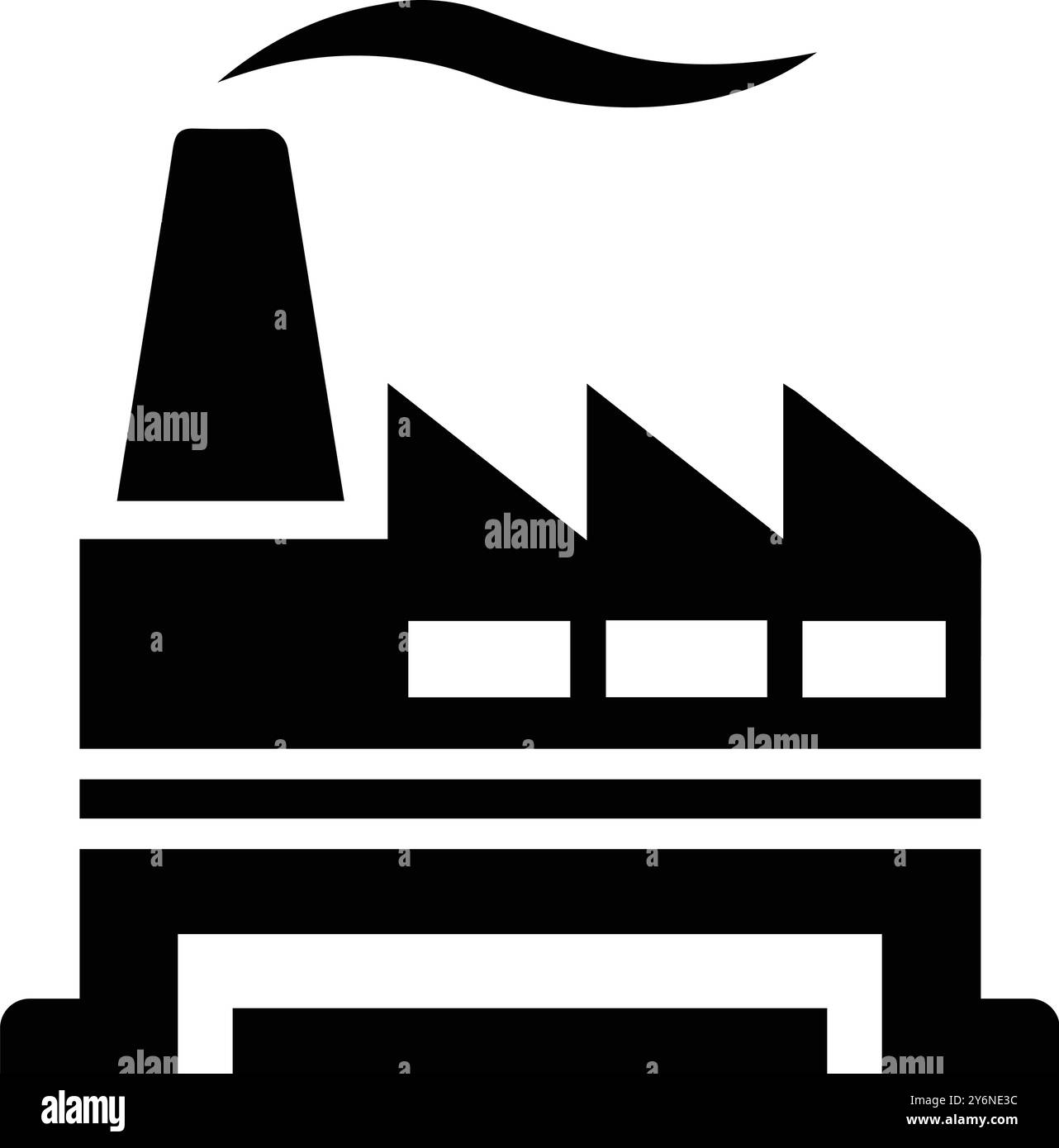 mill, factory, ecology, ecology mill factory icon Stock Vector Image ...