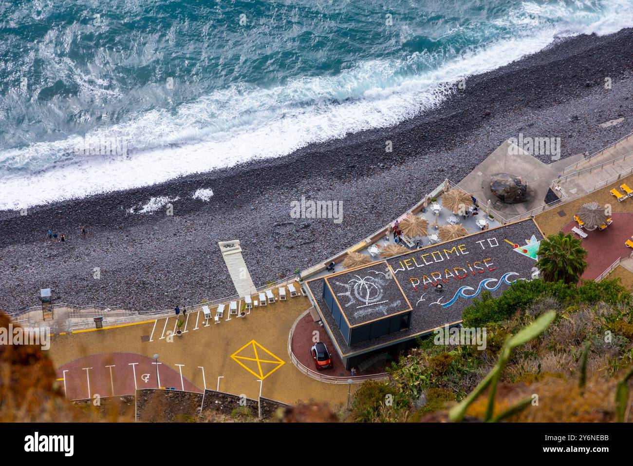 Portugal, Madeira Island, Canico, Garajau Beach Stock Photo - Alamy
