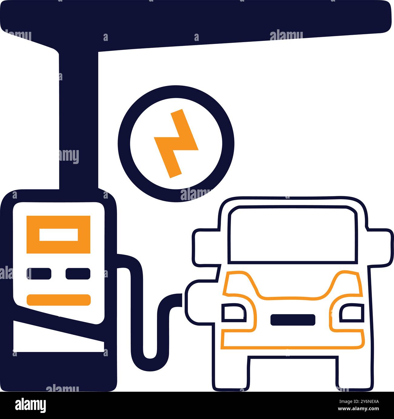 electric car, car, station, charging station, electric car charge ...