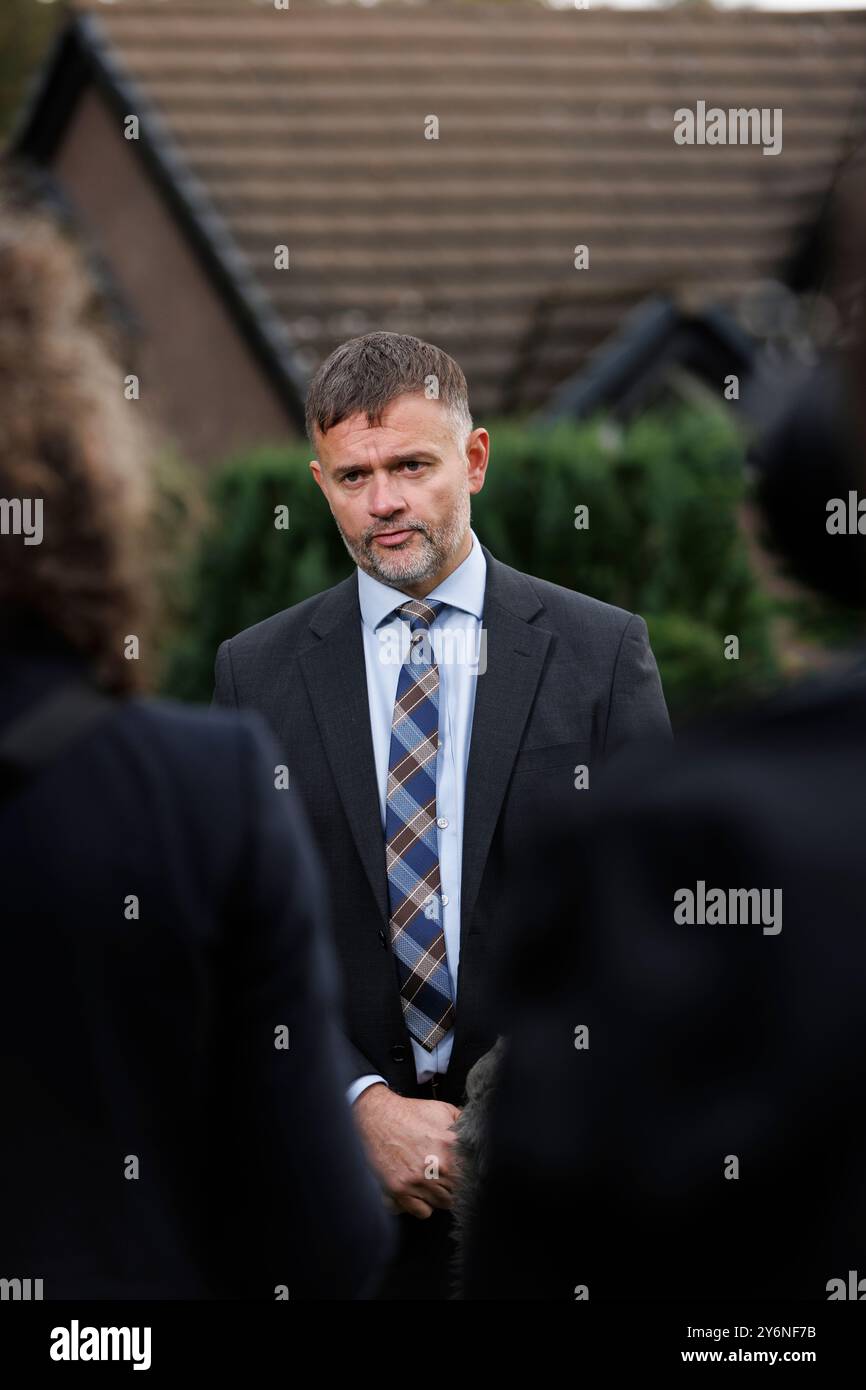 Detective Inspector James Callander during an interview ahead of the ...