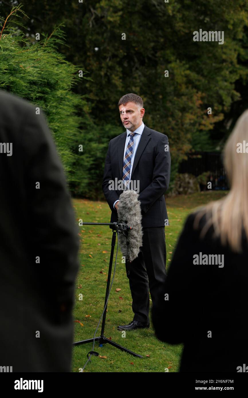 Detective Inspector James Callander during an interview ahead of the ...